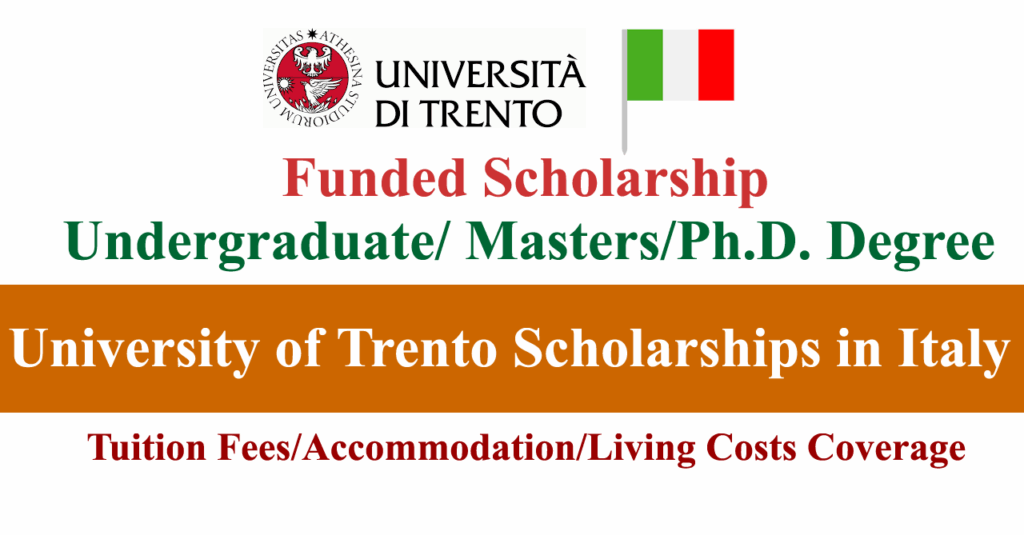 University of Trento Scholarships 2026 in Italy (Funded) - Bright ...