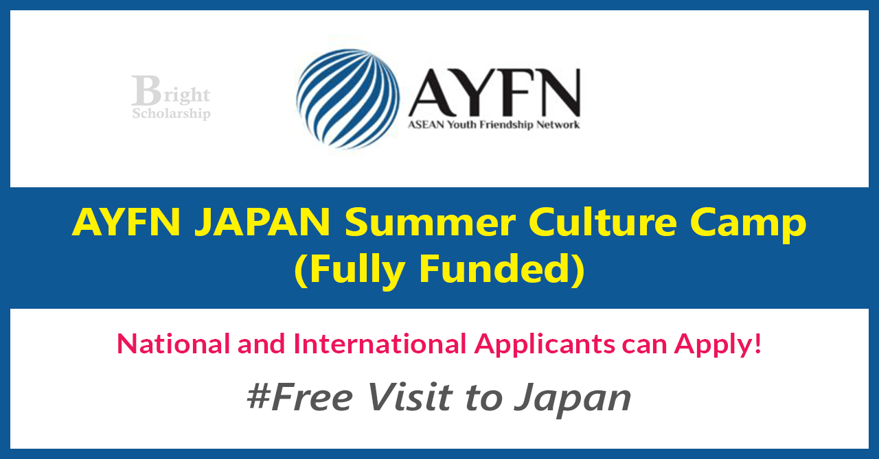 AYFN JAPAN Autumn Culture Camp 2026 (Fully Funded) - Bright Scholarship